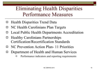 Closing the Gap: Reducing Disparities & Achieving Health Equity | PPT