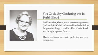 Barbara Rood - A Young Life Full of Surprises | PPT
