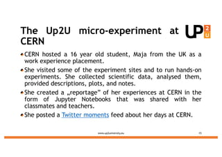 Overview on Up2U project and pilot activity | PPT