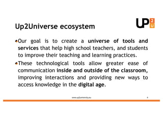 Overview on Up2U project and pilot activity | PPT