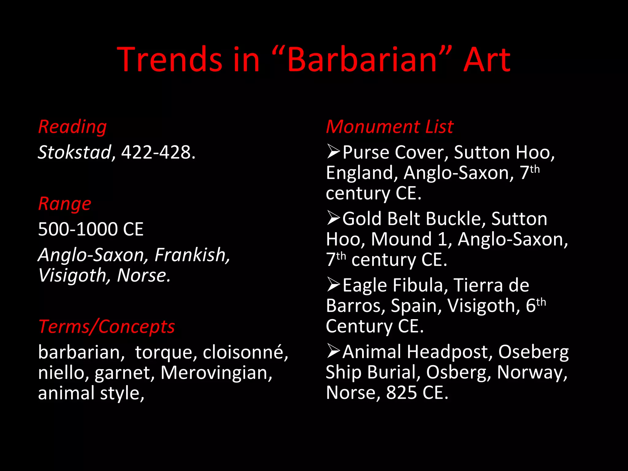 Barbarian art upload | PPT