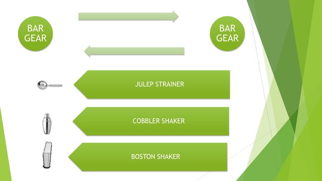 Bar basics and service technique | PPTX