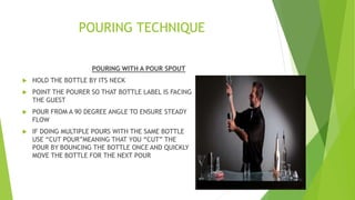 Bar basics and service technique | PPTX