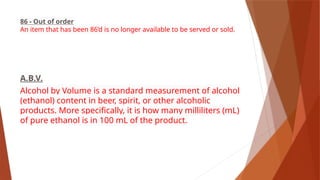 BAR BASIC TERMS AND DEFINITIONS INDUSTRY | PPTX