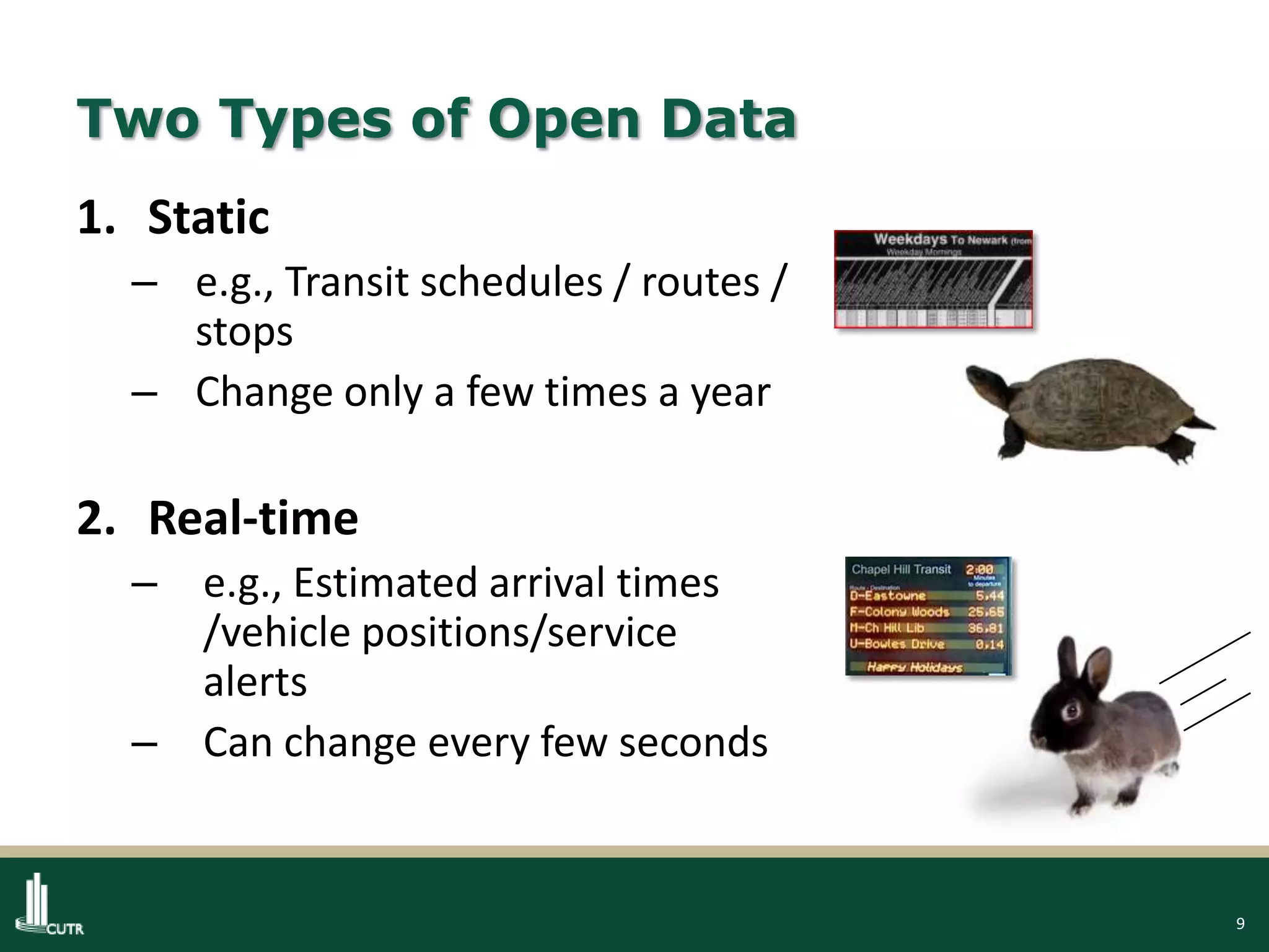APTA TransITech 2013 - "Open Transit Data - A Developers Perspective ...