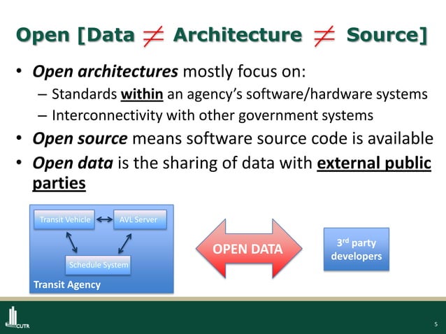 APTA TransITech 2013 - "Open Transit Data - A Developers Perspective" | PPT