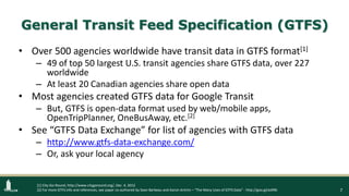 ITS World Congress 2014 - Open Data in Public Transport: Challenges and ...