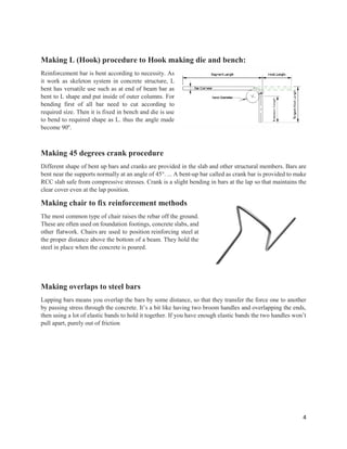 Bar bending works | PDF