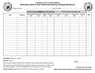 Barbeque form[1] | PDF