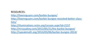 Bungee Barbie | PPTX