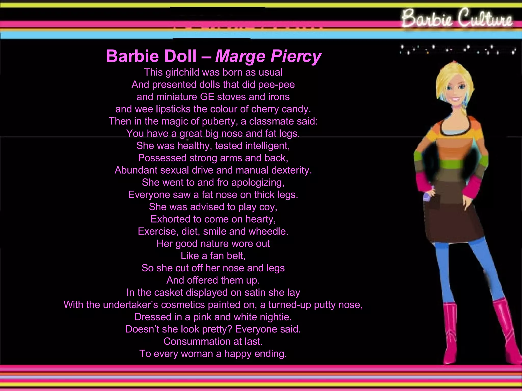 Barbie Culture Final | PPT