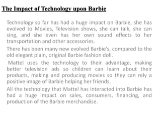 barbie as a popular culture | PPTX