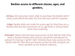 barbie as a popular culture | PPTX