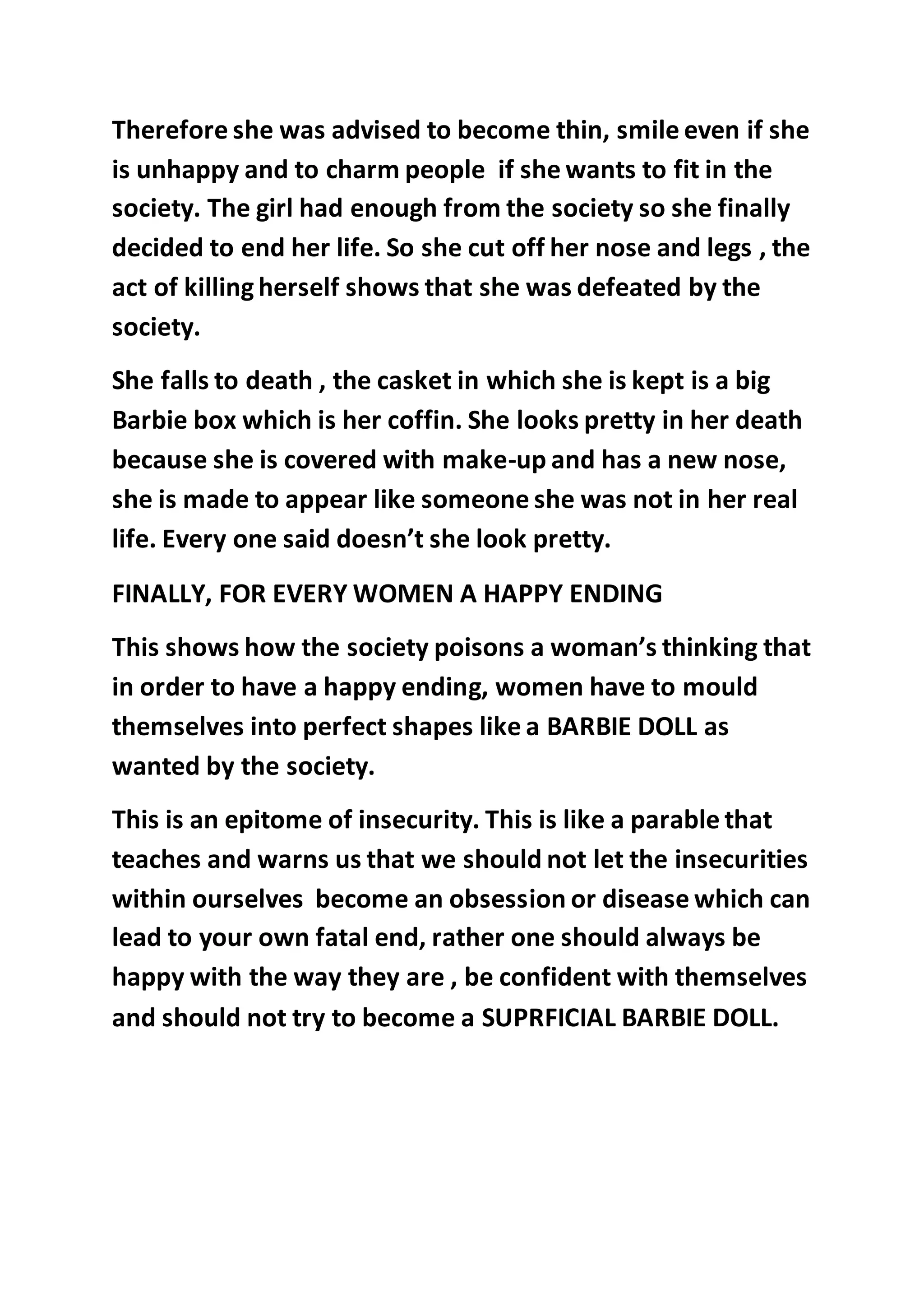 Barbie doll | DOCX