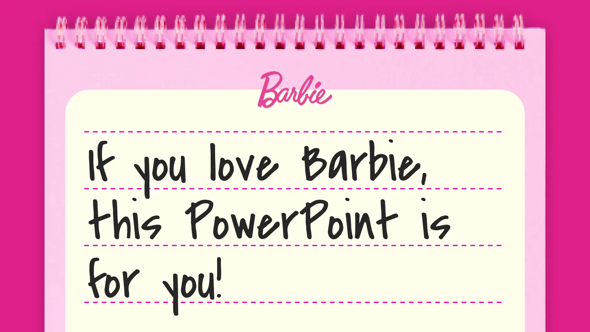 Barbie Presentation Template.pptx aaaaaa | PPTX