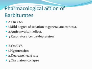 Barbiturate drug | PPT