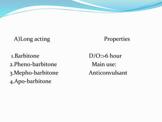 Barbiturate drug | PPTX