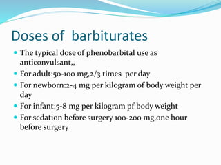 Barbiturate | PPTX