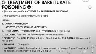 Barbiturates Overdose