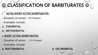 What Are Some Examples Of Barbiturates
