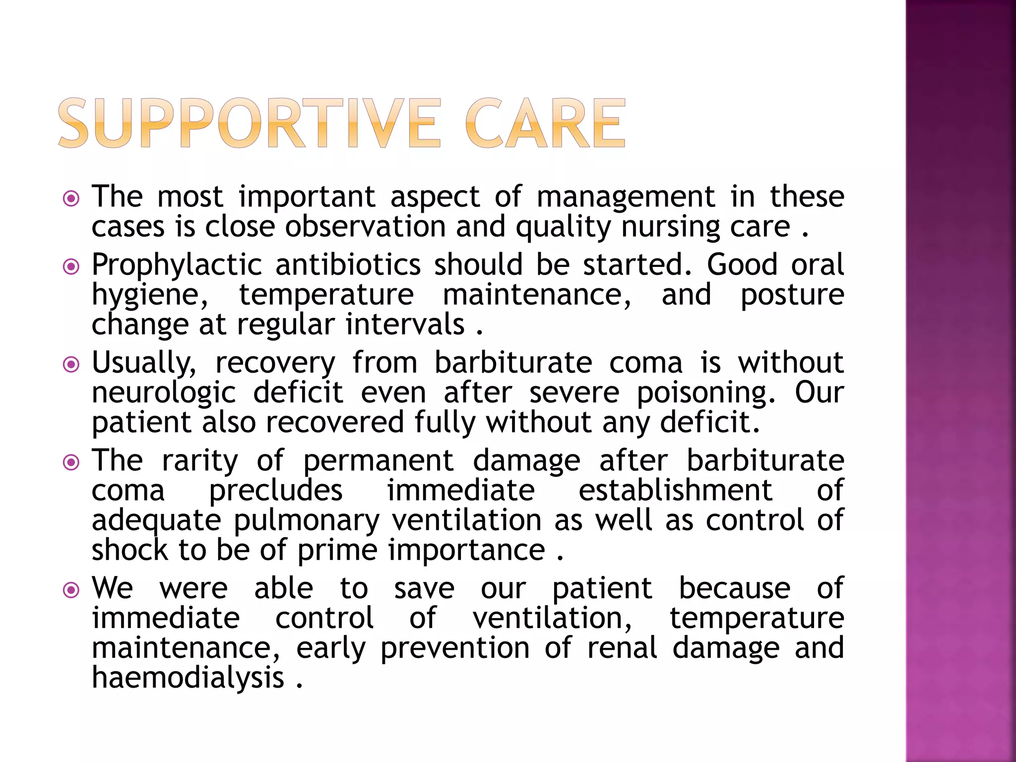 Barbiturate poisoning | PPTX
