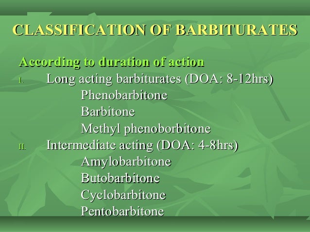 Barbiturates