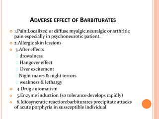 Barbiturates | PPTX