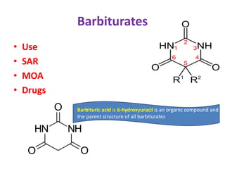 Barbiturates | PPTX