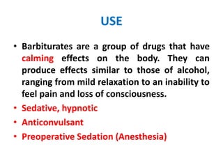 Barbiturates | PPTX