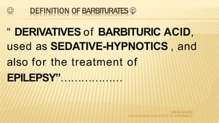 Barbiturates | PPT
