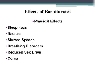 Barbiturates | PPTX