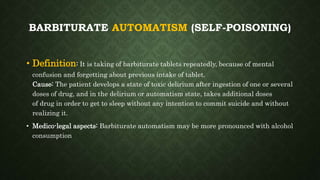 Barbiturates forensic aspects mb singh 2020 | PPTX | Lung and ...