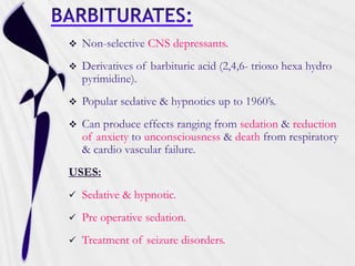 Barbiturates Effects On The Body