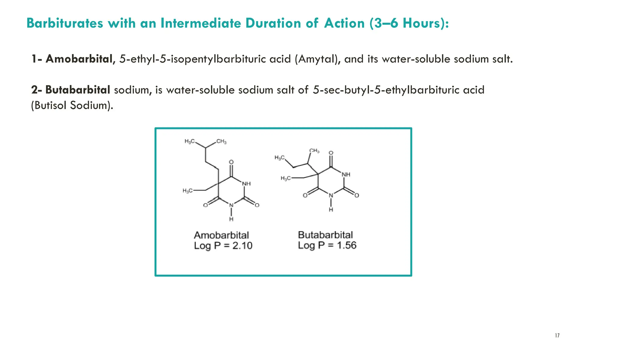 Barbiturates -Medicinal Chemistry | PDF