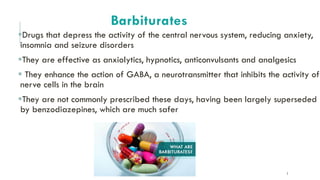 Barbiturates -Medicinal Chemistry | PDF