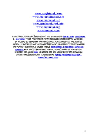 Barbiturna kiselina i njeni derivati | DOC