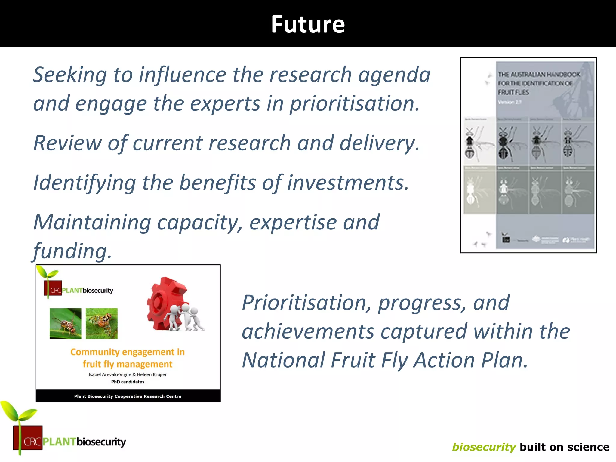 Fruit fly research - a national approach | PDF