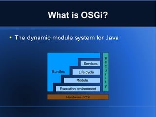 Apache Aries: A blueprint for developing with OSGi and JEE | PPT