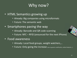Semantics for food labels | PPT