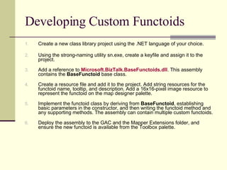 Using the BizTalk Mapper | PPT