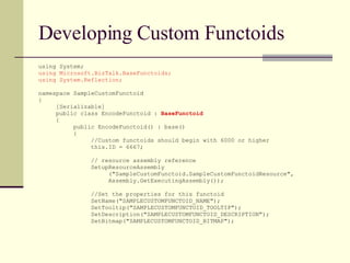Using the BizTalk Mapper | PPT