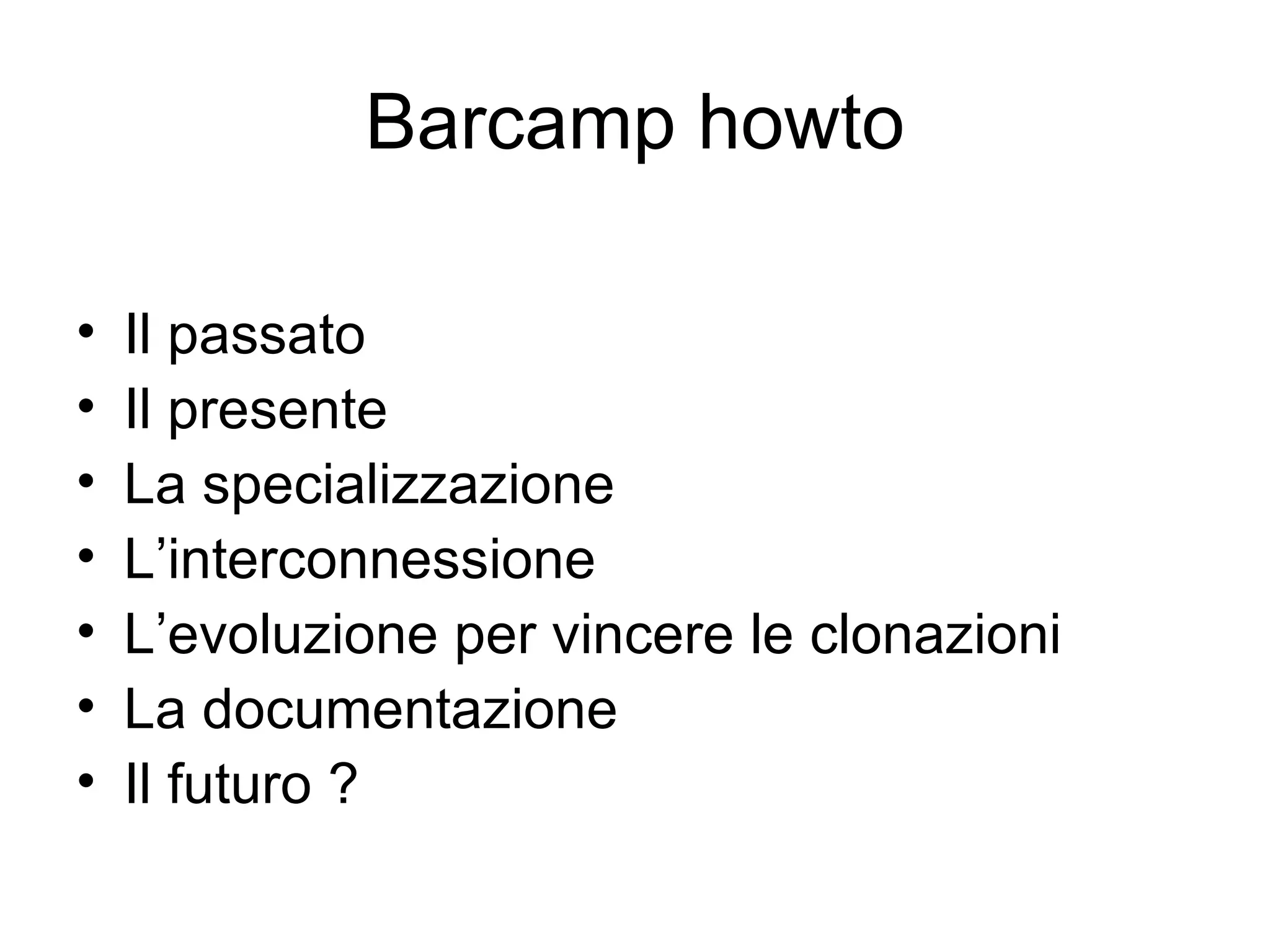 Barcamp Howto | PPT