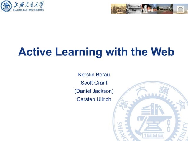Active Learning with the Web | PPT