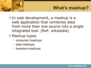 Mashup Application at Barcampbkk2 | PPT