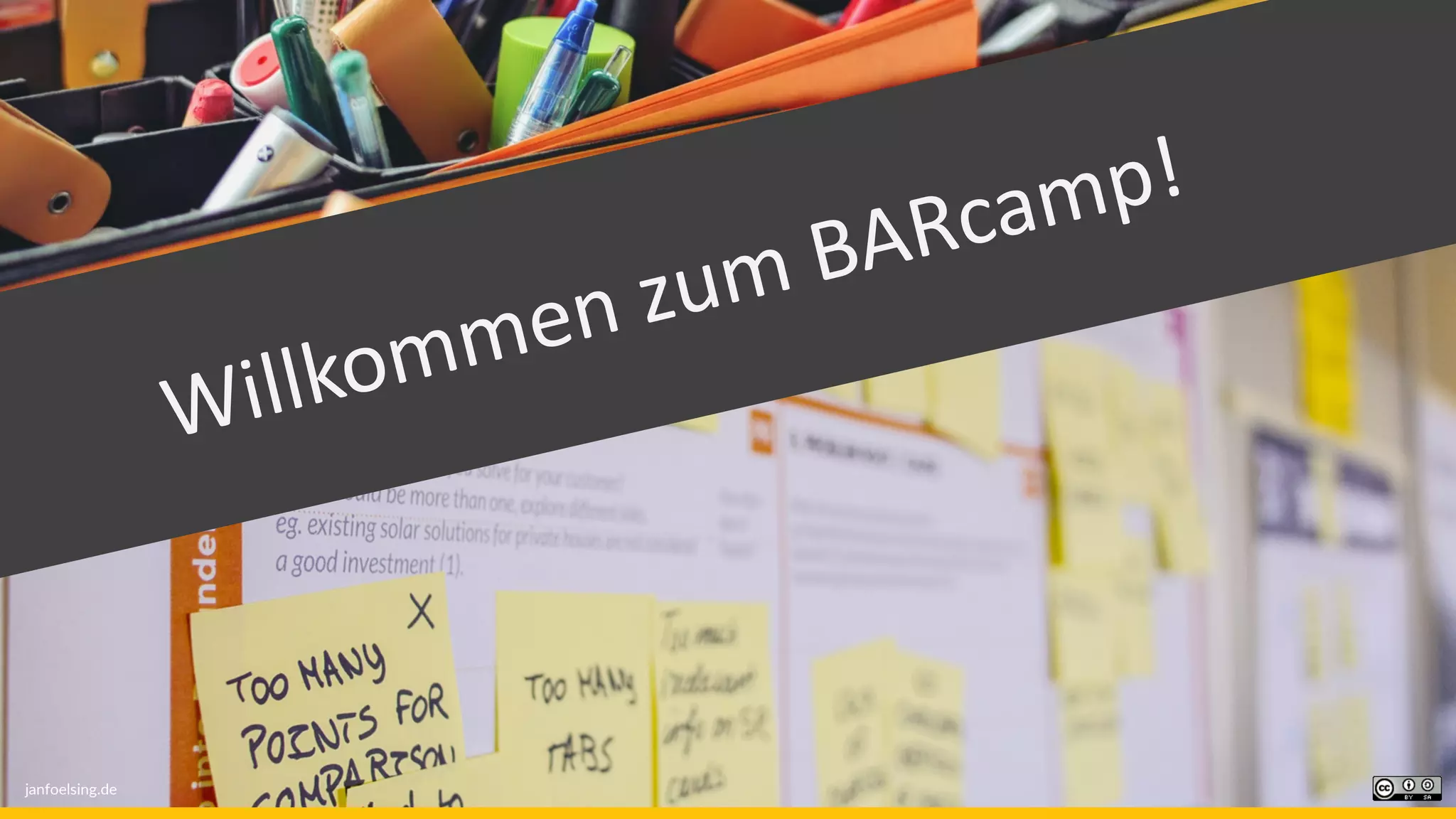 BARcamp - Erläuterungen, Aufbau, Ablauf | PPT