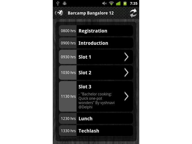 Barcamp Bangalore App | PPTX