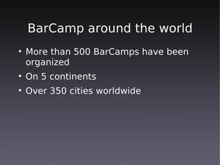 BarCamp Introduction | PDF