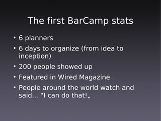 BarCamp Introduction | PDF