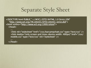 CSS for Mobile | PPT
