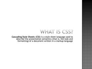 .Less - CSS done right | PPT